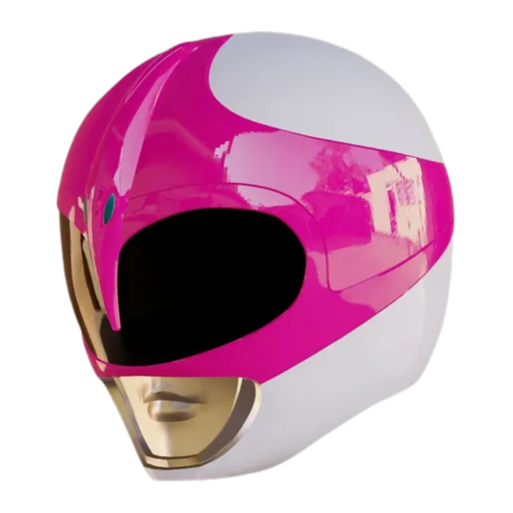 Pink Ranger Helmet 3D Print File - 3D Armory